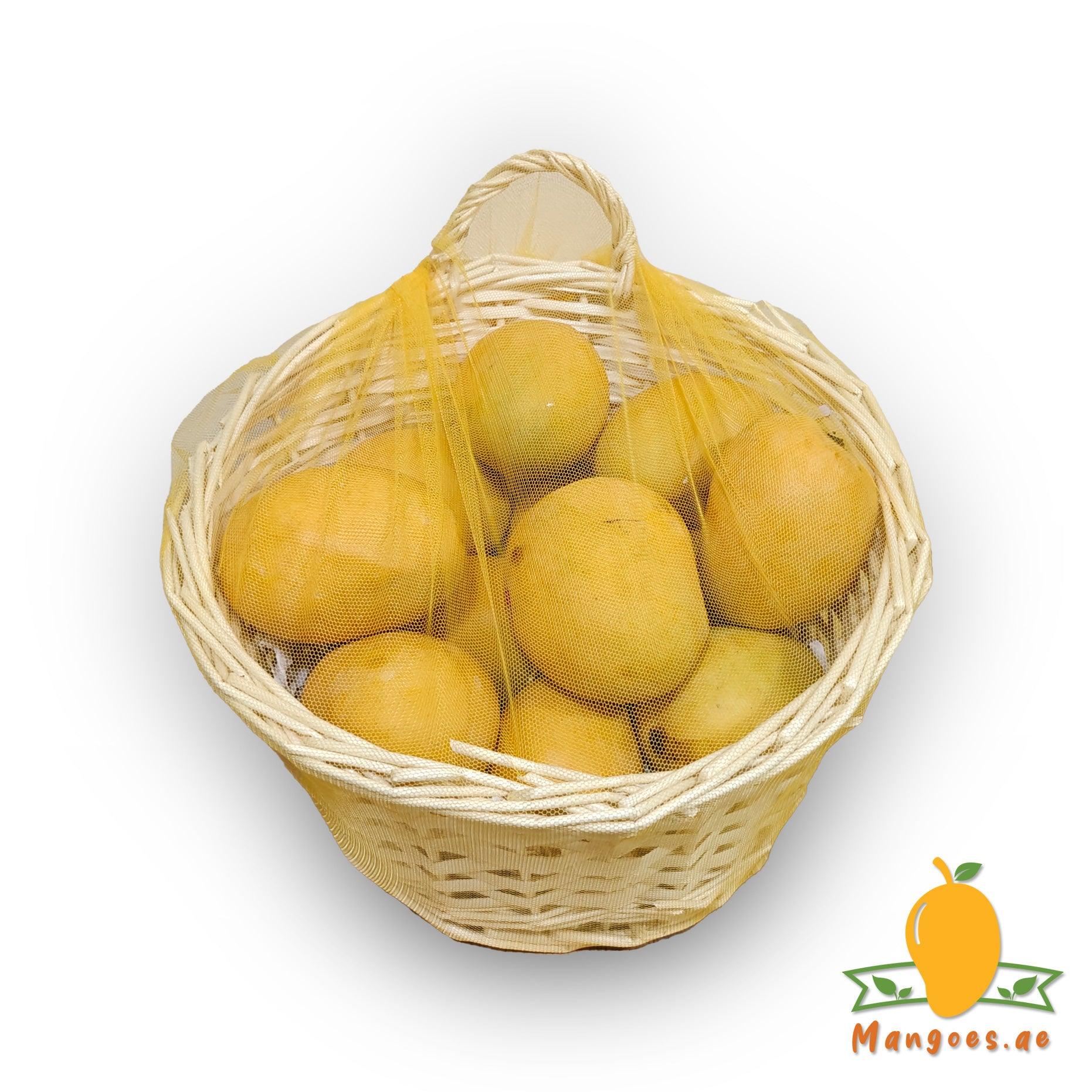 Shop Premium Alphonso Mangoes 2.5kg Gift Basket in UAE, Dubai, Sharjah ...